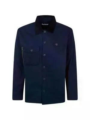 Barbour Corduroy-collar Shirt Jacket - Blue