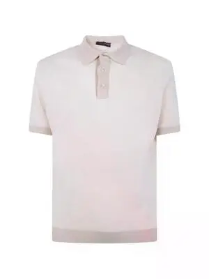 FILIPPO DE LAURENTIIS Short-sleeve Polo Shirt - Neutrals