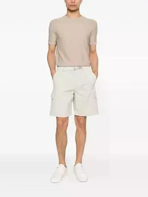 ALPHATAURI Plex Belt Cargo Shorts - Neutrals