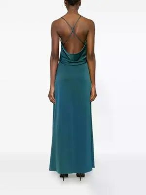 ALPHATAURI Cross-strap V-neck Maxi Dress