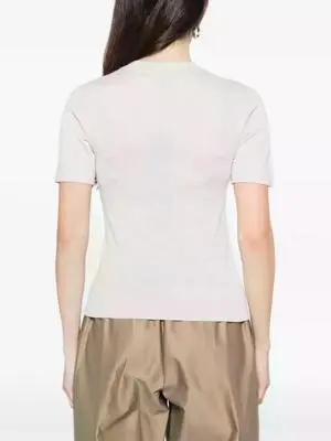 ALPHA TAURI Knit Short-sleeve Top