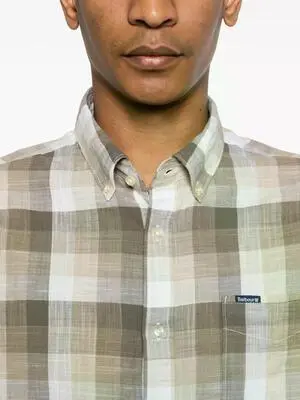 Barbour Check-pattern Shirt - Neutrals