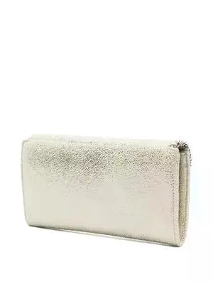 Stella McCartney Falabella Logo-charm Clutch - Grey