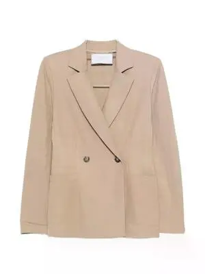 Harris Wharf London Double-breasted Blazer - Neutrals