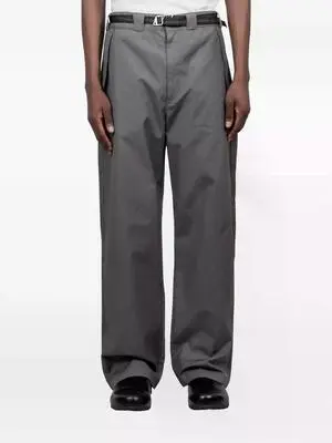 ROA Buckle-detail Trousers - Grey