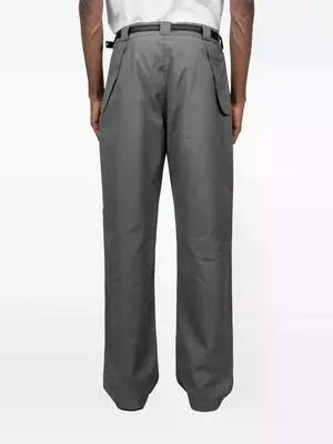 ROA Buckle-detail Trousers - Grey