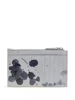 Balenciaga Splatter Zipped Cardholder