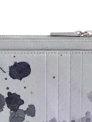 Balenciaga Splatter Zipped Cardholder