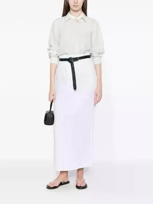 THE ROW Fiora Striped Shirt - White
