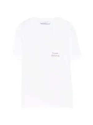 Giada Benincasa Embroidered T-shirt - White