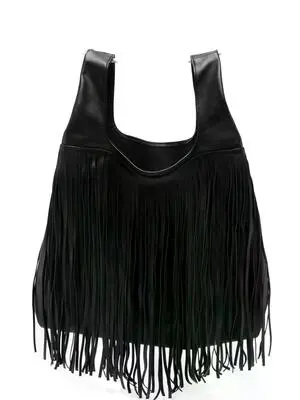 NICCOLO PASQUALETTI Fringed Tote Bag - Black