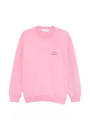 Giada Benincasa Crew-neck Embroidered Sweatshirt - Pink
