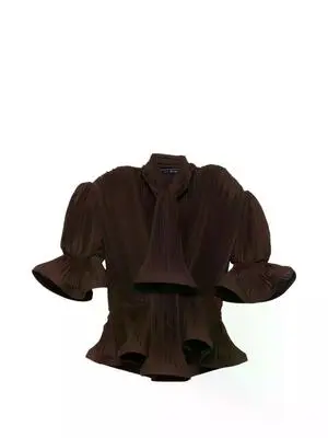 ROWEN ROSE Pleated Blouse