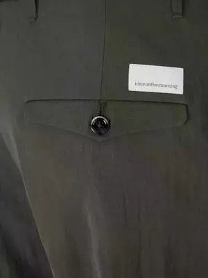 NINE:INTHE:MORNING Pleated Trousers - Green