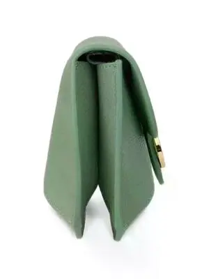 FERRAGAMO Double Gancini Mini Bag - Green