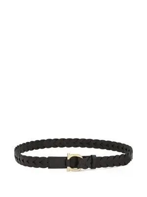 FERRAGAMO Gancini Fixed Belt - Brown
