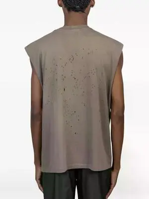Satisfy Logo-print Tank Top - Neutrals