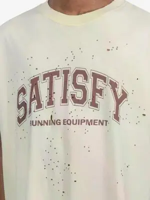 Satisfy Graphic-print Tank Top - Neutrals