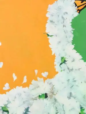 Moschino Floral Silk Scarf