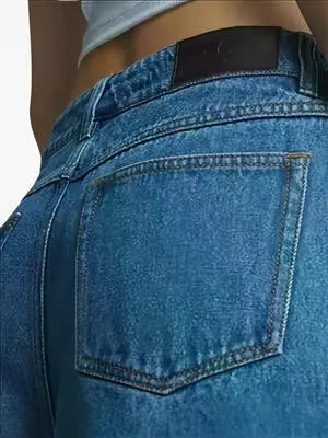 Adidas Firebird Denim Shorts - Blue