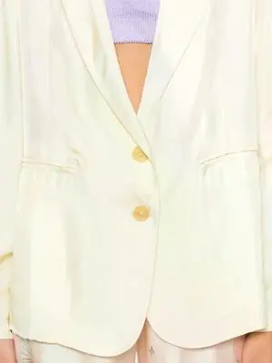 FORTE_FORTE Buttoned Blazer - Yellow