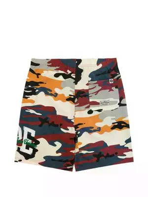 AAPE BY *A BATHING APE Camouflage-print Shorts