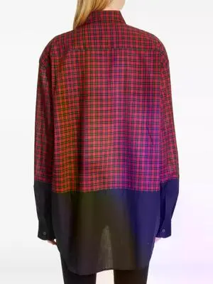 Vetements Splitted Cotton Shirt