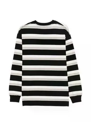 A BATHING APE Striped Chest-pocket T-shirt
