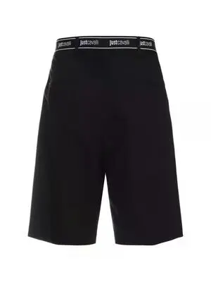 Just Cavalli Logo-waistband Shorts