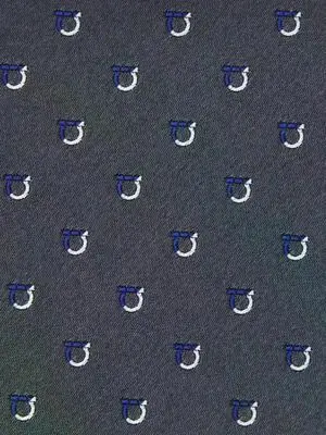 FERRAGAMO Gancini Jacquard Neck Tie
