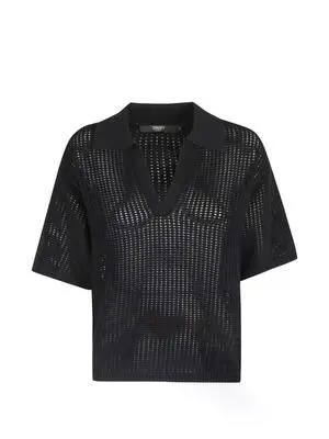 Seventy Short-sleeve Open Knit T-shirt