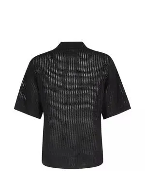 Seventy Short-sleeve Open Knit T-shirt