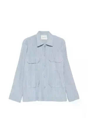 GONGDID DESIGN Pleated Pocket Shirt