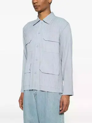 GONGDID DESIGN Pleated Pocket Shirt