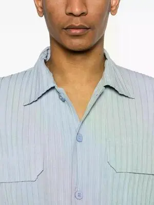 GONGDID DESIGN Pleated Pocket Shirt