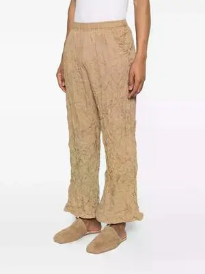 GONGDID DESIGN Crinkled Trousers