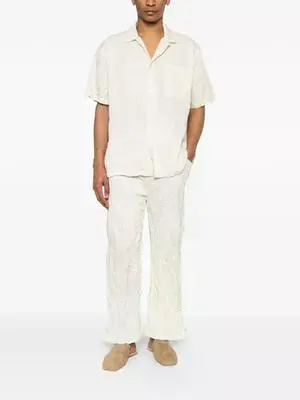 GONGDID DESIGN Chest-pocket Short-sleeves Shirt