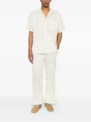 GONGDID DESIGN Elastic-waistband Trousers