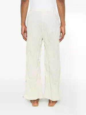 GONGDID DESIGN Elastic-waistband Trousers
