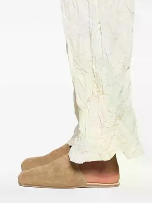 GONGDID DESIGN Elastic-waistband Trousers