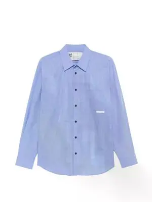 GR10K Pocket Check Shirt - Blue