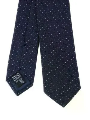 Emporio Armani Dotted Tie - Blue