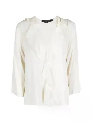 Seventy V-neck Ruffled Blouse