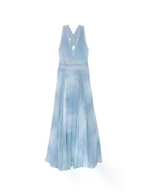 Ermanno Firenze V Neck Evening Dresses