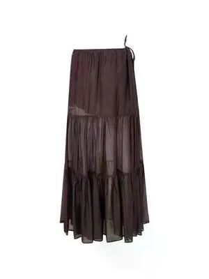 TWINSET Tiered Ruffled Skirt