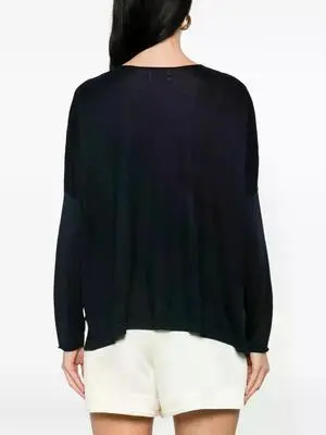 BEYOU V-neck Sweater - Blue