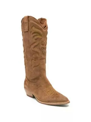 JULIE DEE Embroidered Cowboy Boots