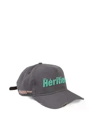 LES HÉRITIERS Logo-embroidered Baseball Cap
