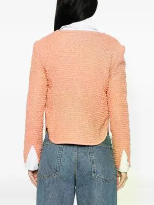 Emporio Armani Trim Detail Tweed Jacket