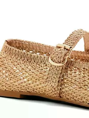 Senso Cheska Buckle-strap Ballet Flats - Gold